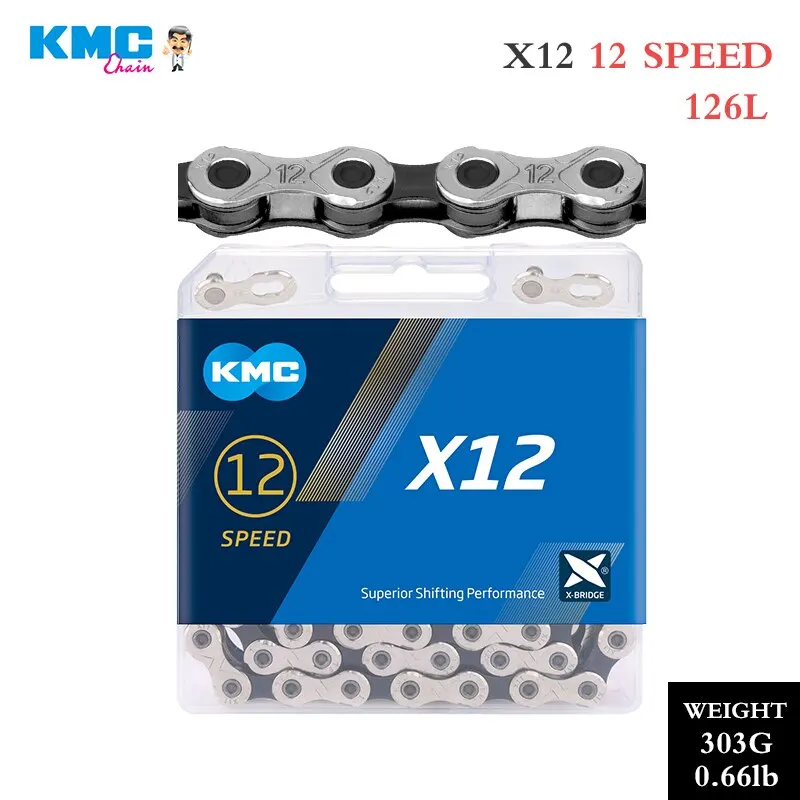 KMC Bike Chain ( X12 Silver)