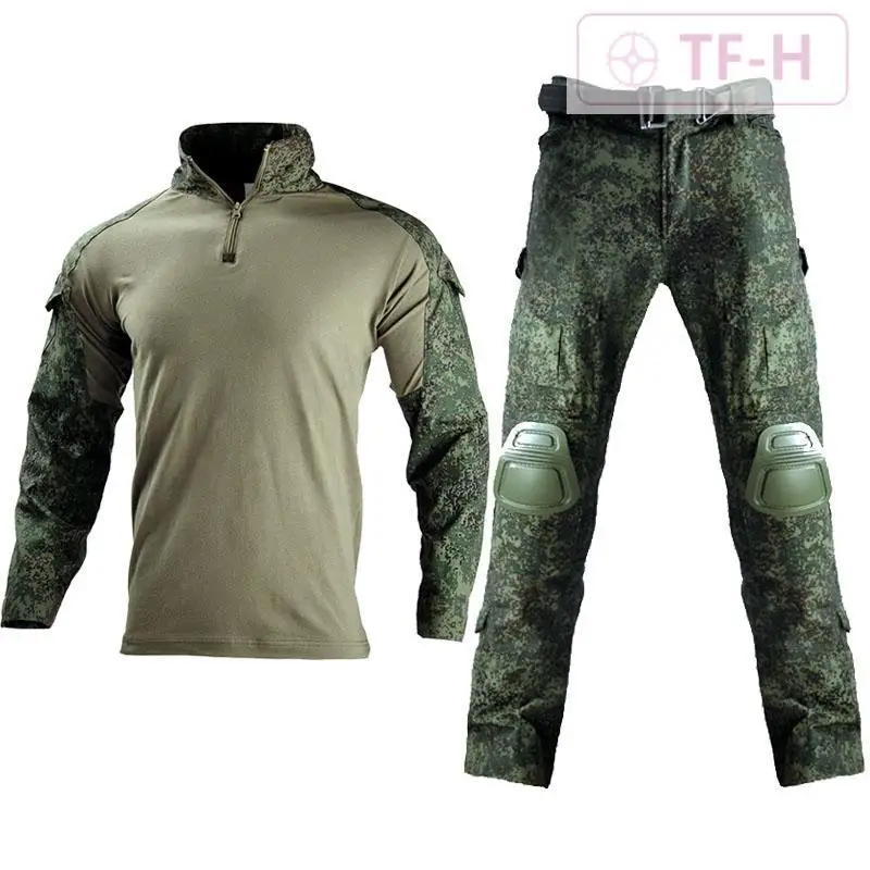Russian Camouflage Suit EMR Green Camouflage G2 Set Long Sleeve Shirt ...