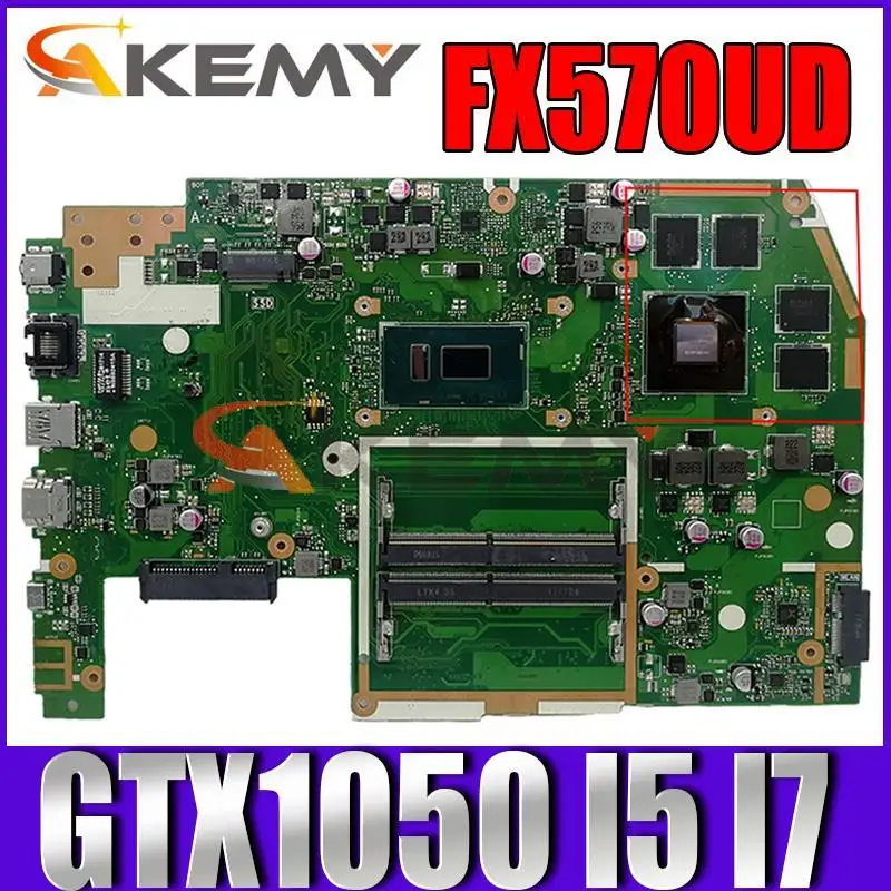 FX570UD GTX1050 I5 8250U I7 8550U CPU เมนบอร์ดสำหรับ ASUS X570 X570U ...