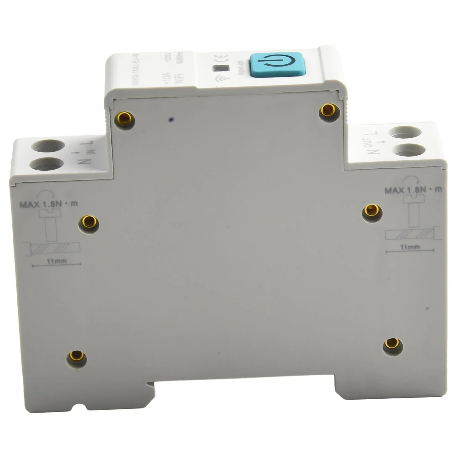 1PC-100-240V-AC-Circuit-Breaker-1P-N-Din-Rail-Remote-Control-Switch-10A ...