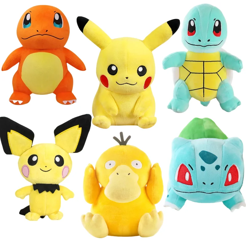 Pok-mon-Plush-Toys-para-crian-as-boneca-de-pel-cia-Kawaii-Pikachu-Pichu ...