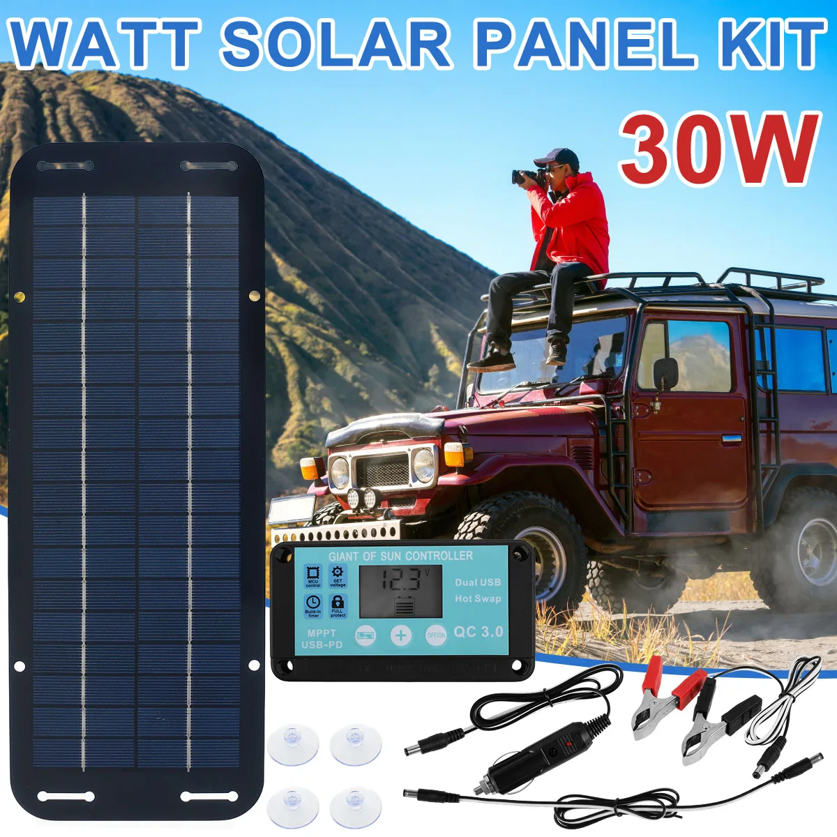 Portable Solar Panel Battery Charger – Adventure Ready Outlet