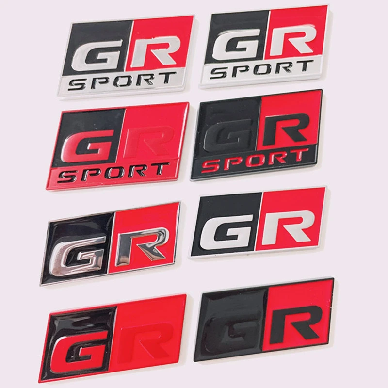 Logo de voiture autocollant GR Sport, Badge pour Toyota HV YARiS RZ RC ...