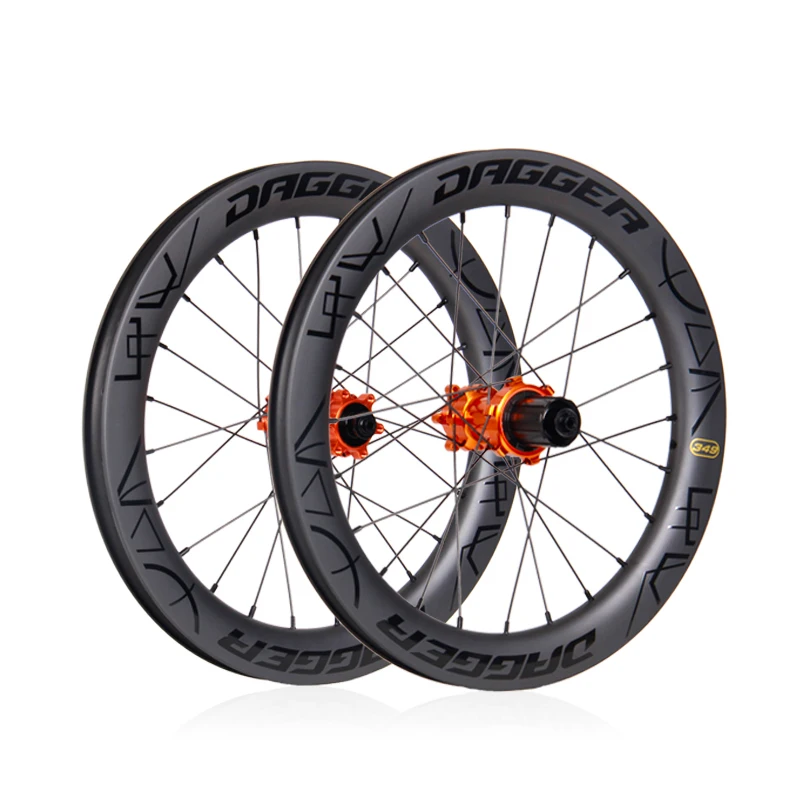 Carbon-Folding-Bicycle-Rim-Quick-Release-Disc-Wheel-PSR-Spokes-349 ...
