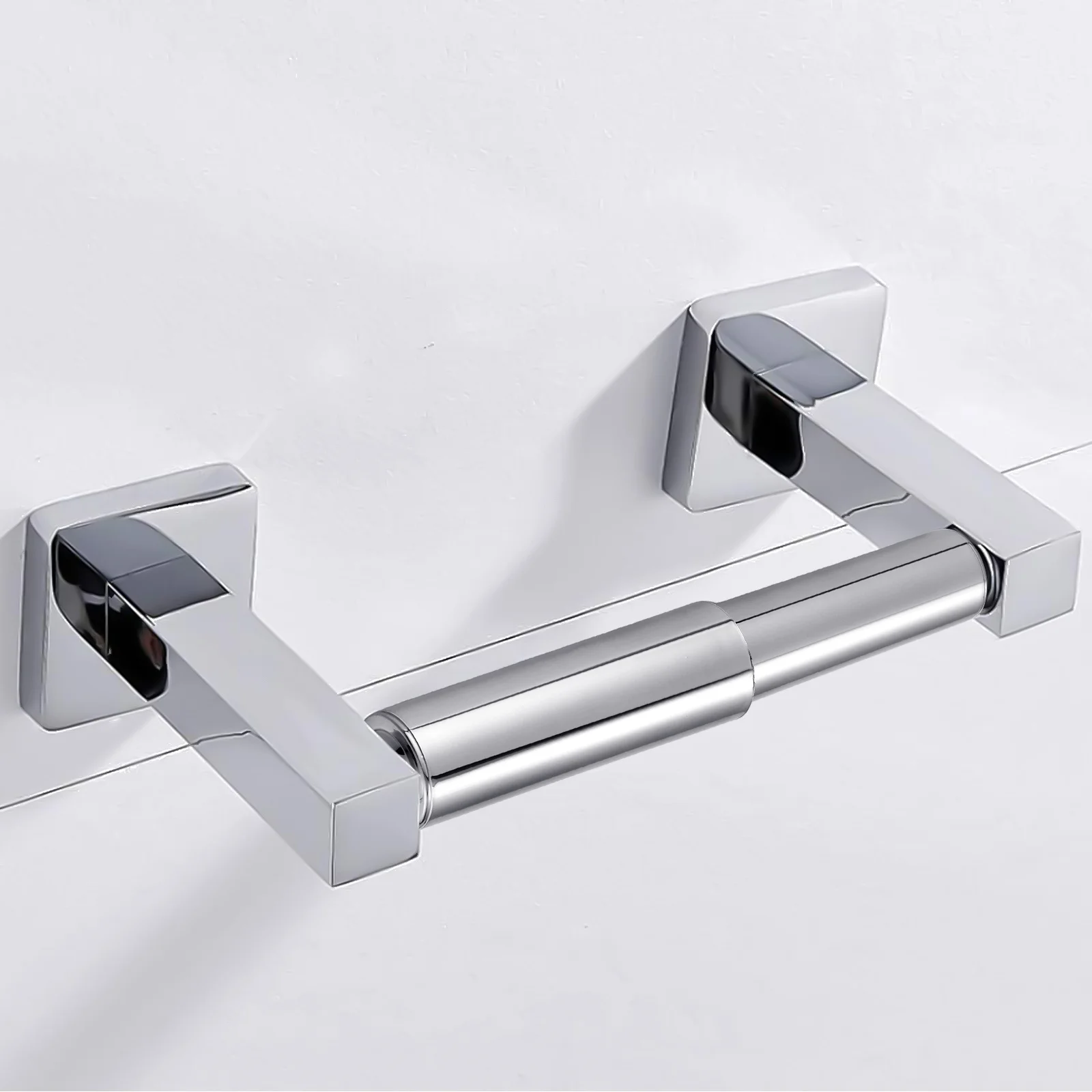2pcs Toilet Paper Holder Spring Rod 110-165Cm Extendable Tissue Roll ...