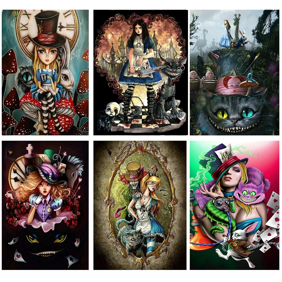 Disney Alice In Wonderland Paintings