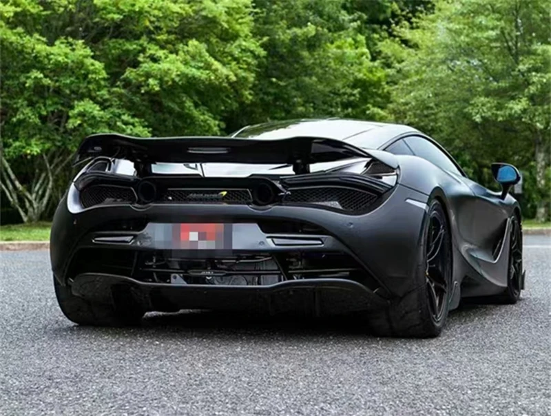 Real Forged Carbon Fiber Rear Trunk Wing Spoiler For McLaren 720S 2017 ...