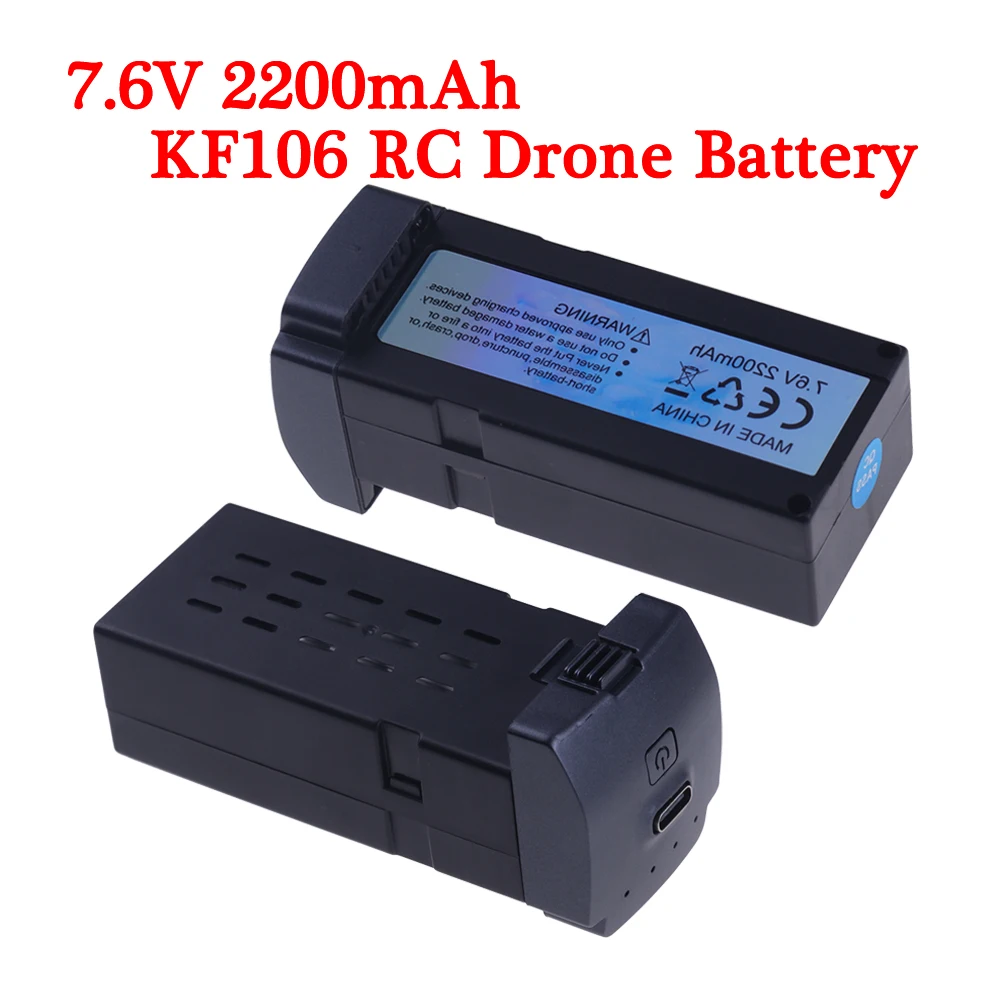 7-6V-2200mAh-Lipo-Battery-For-KF106-KF106-MAX-RC-Drone-Quadcopter-Spare ...