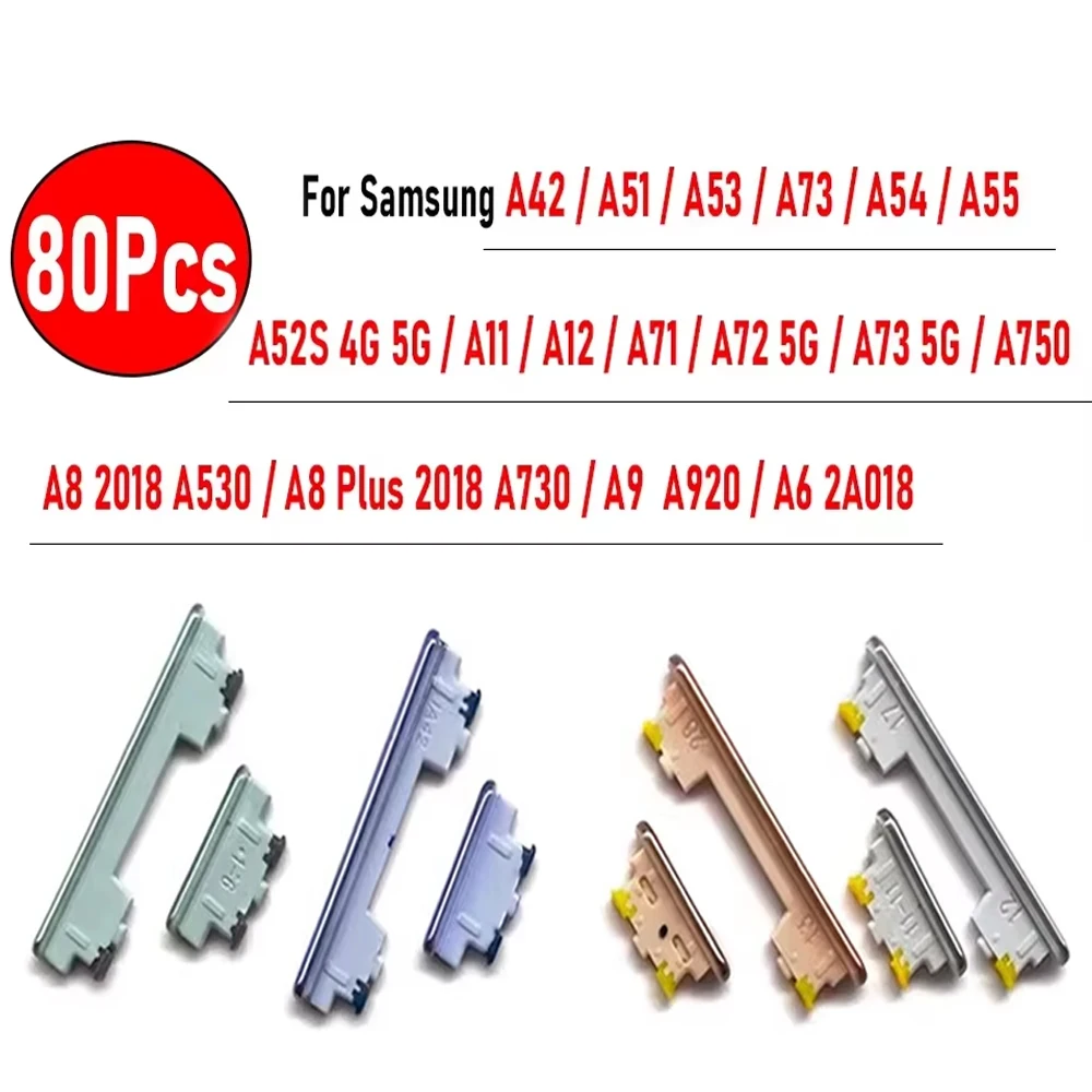 80Pcs,For Samsung A42 51 A52 A53 A73 A54 A55 A52S 4G 5G A11 A12 A71 A72 ...