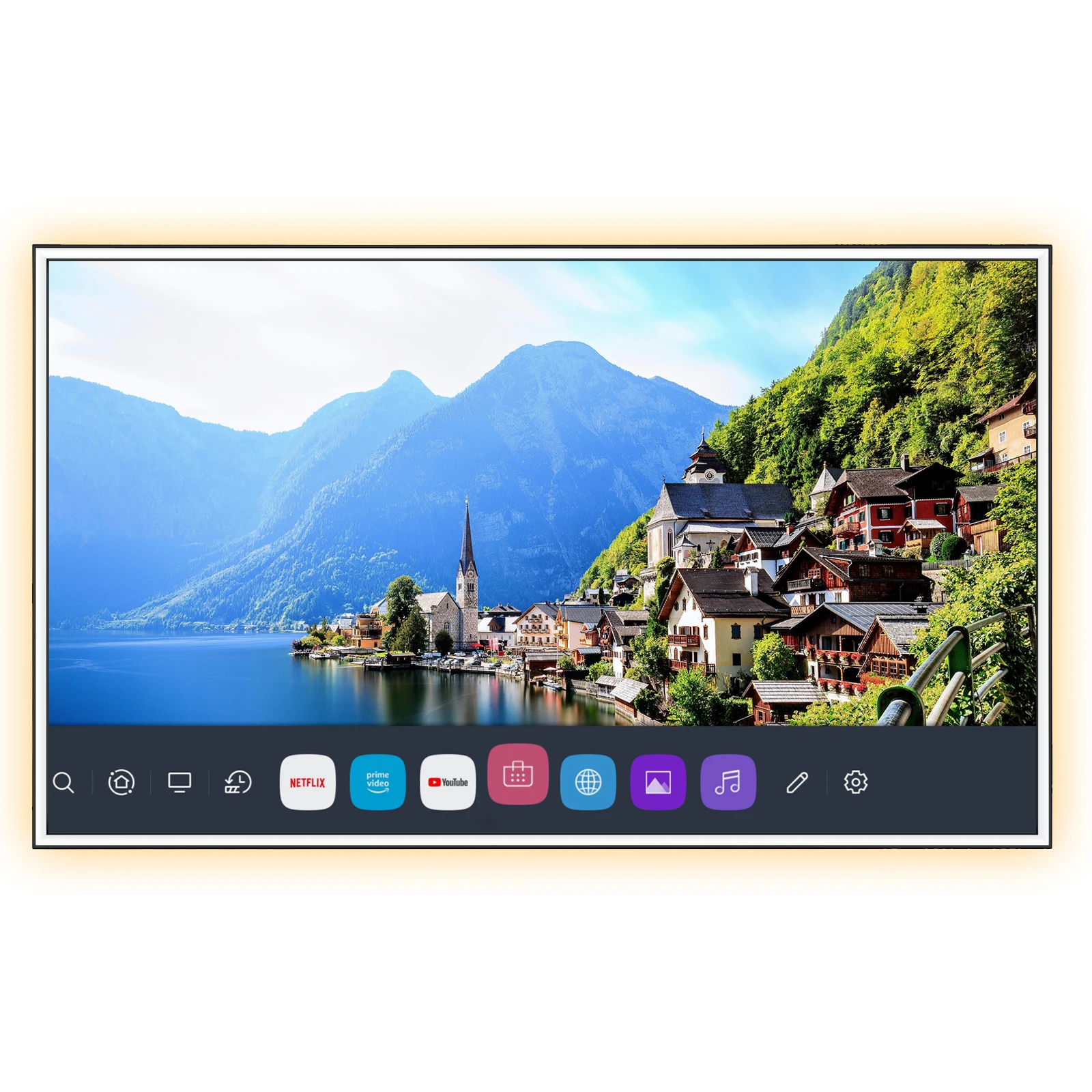 43 inches Smart LED Light Mirror TV Makeup Television Salon DTV Tuner ...