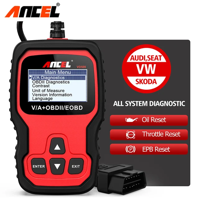 ANCEL VD500 OBD2 Scanner