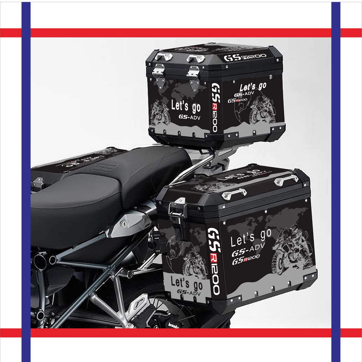 Reflective Decorative Stickers For BMW R1200GS GSA R1250GS Adventure ...