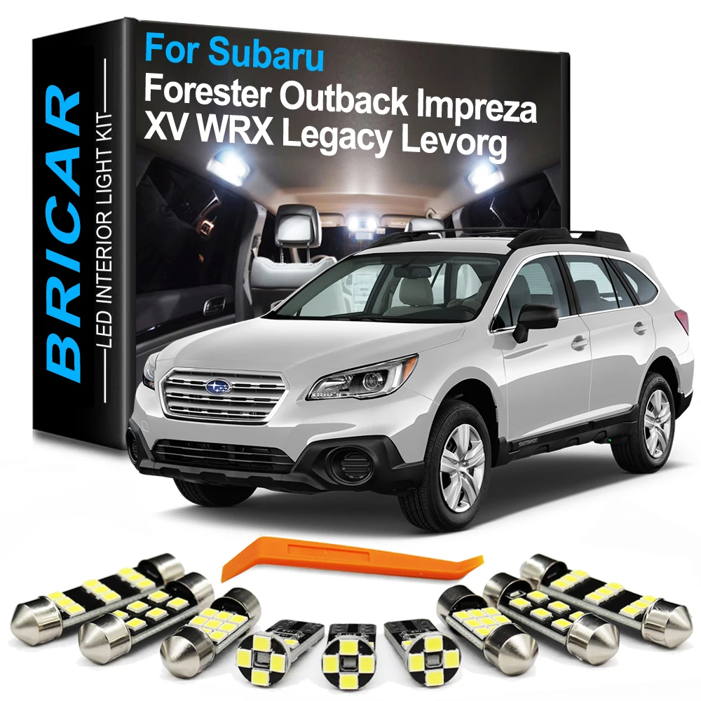Bricar-Interior-LED-Light-Kit-For-Subaru-Outback-BP-BR-BS-Forester-SG ...