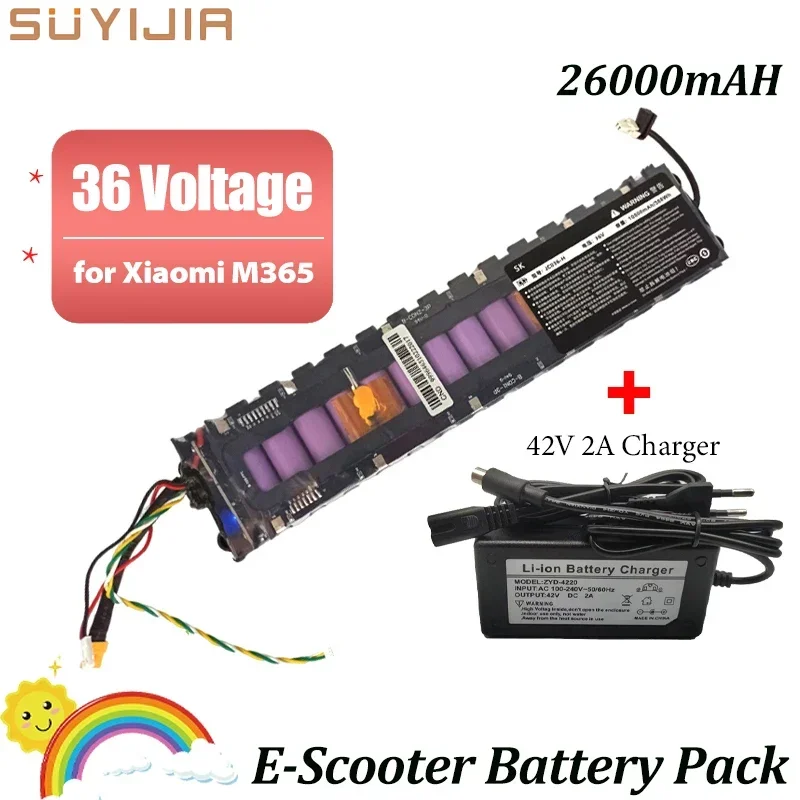 Original-36V-Battery-for-Xiaomi-M365-Battery-Pack-26000mah-Electric ...