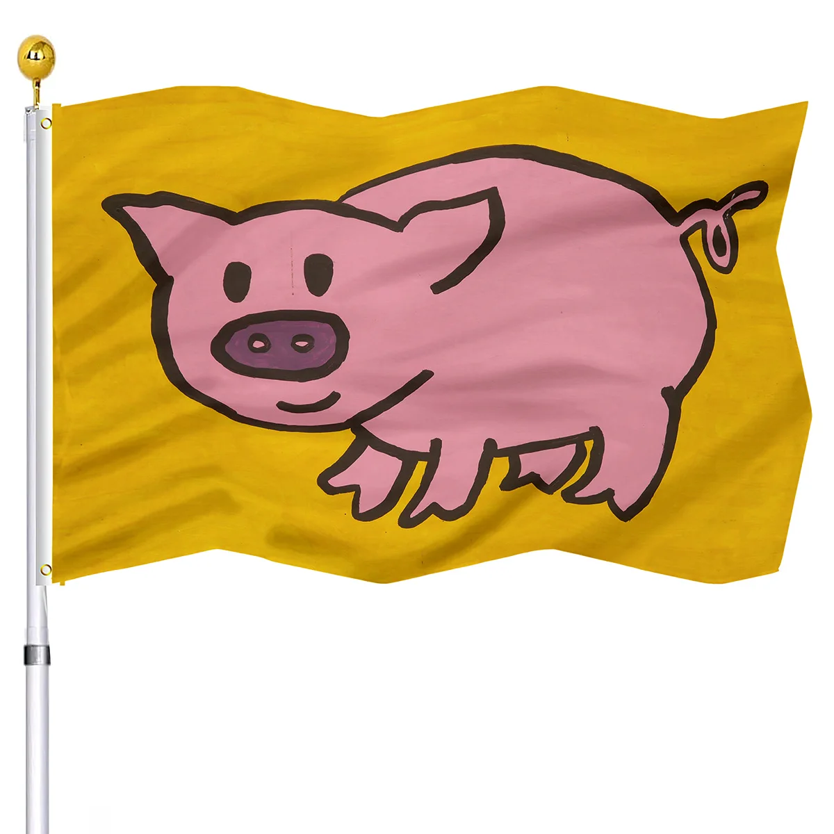 Funny Cartoon Pig