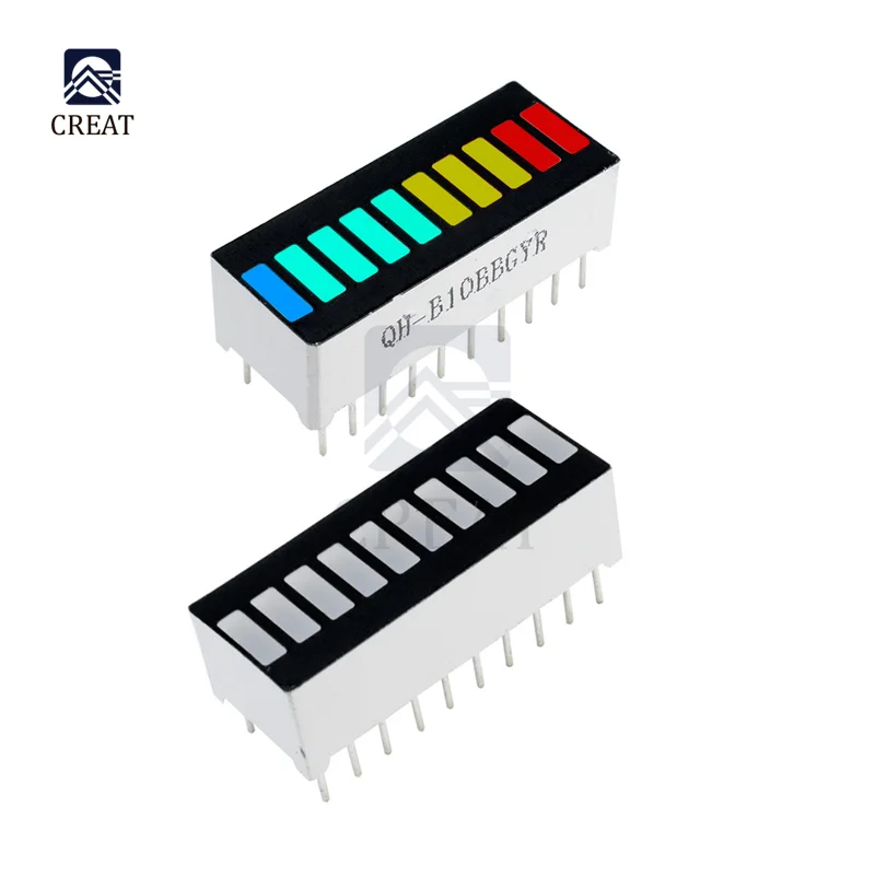 5PCS-LED-Display-Module-10-Segment-Bargraph-Light-Display-Module-Bar-Graph-Ultra-Bright-Red ...