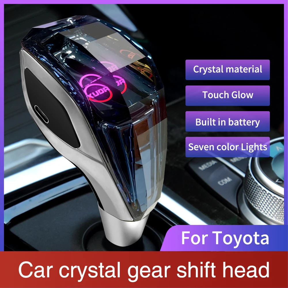 Crystal-Shift-Head-for-Toyota-Crystal-LED-Seven-color-Lights-Shift-Grip ...