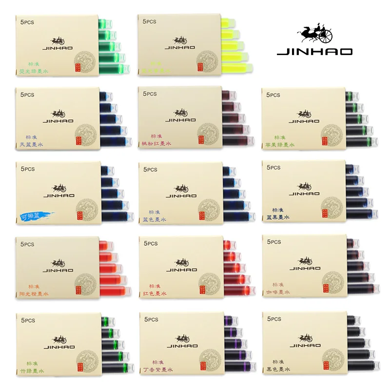 5-10-15-Pcs-Jinhao-Fountain-Pen-ink-Cartridge-Refill-Fountain-Pen-Ink ...