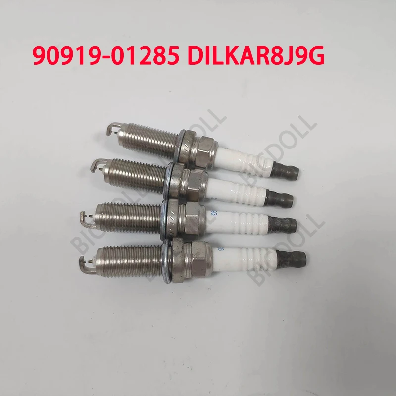 90919-01285-DILKAR8J9G-Dual-Iridium-Spark-Plug-for-Toyota-Corolla-Camry ...