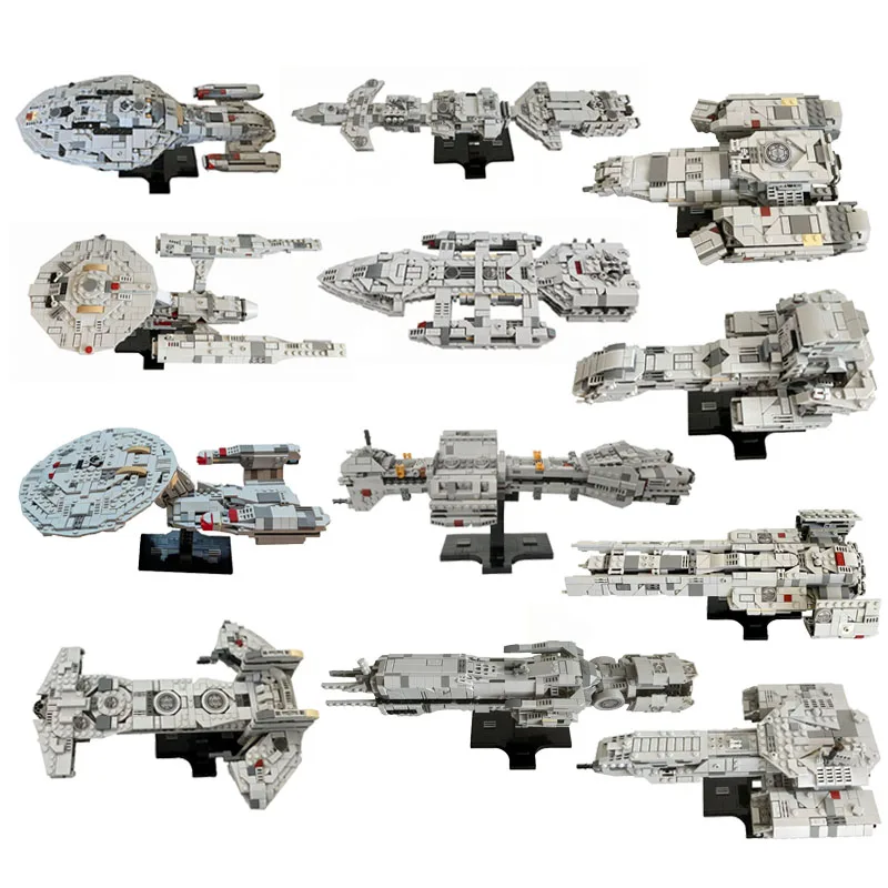 NEW MOC USS Voyager NCC Stargate Thor's Bilskirnir SG-1 Prometheus ...