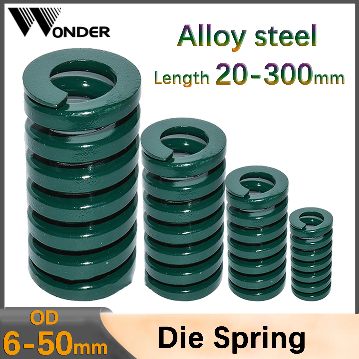 Die-Mould-Springs-Green-Spiral-Stamping-Compression-Spring-Heavy-Load ...