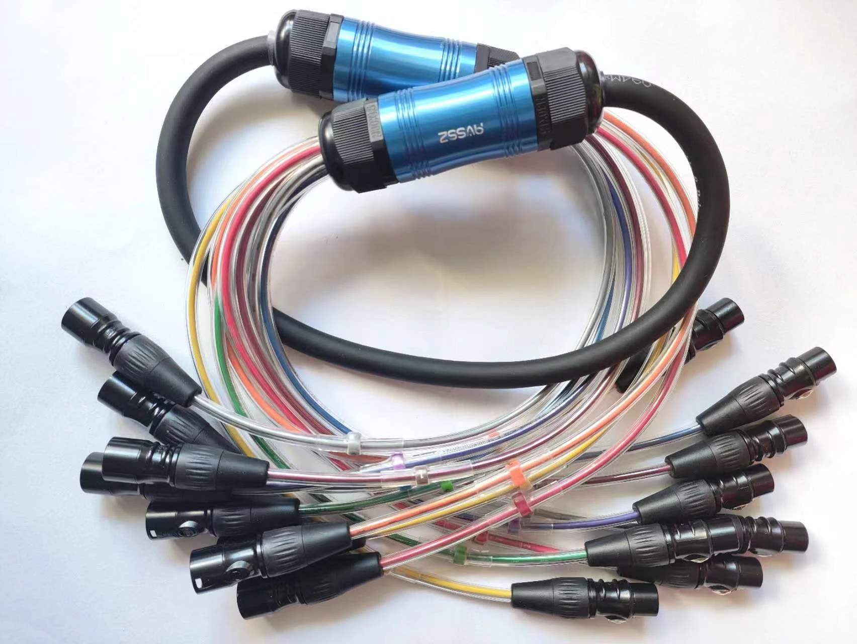 8-16-Ways-Channels-Professional-Multi-Media-Snake-3-Pin-XLR-Cable-Male ...