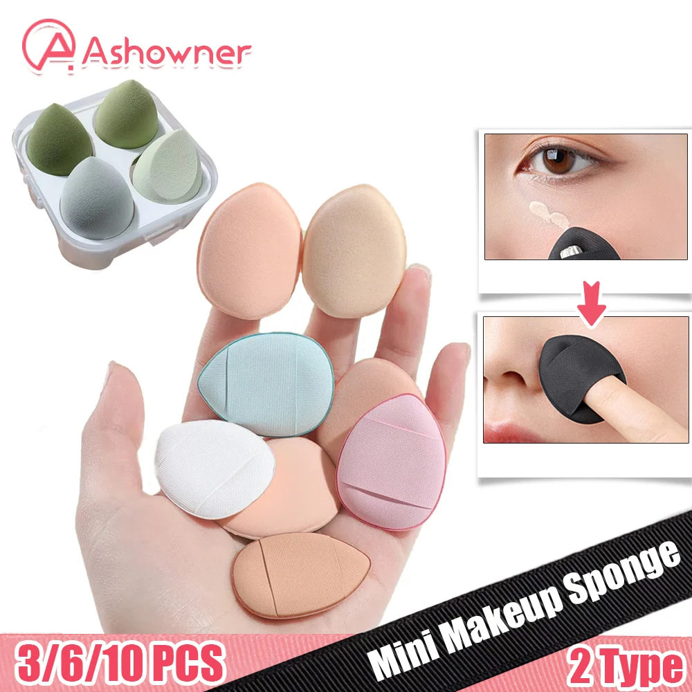 Mini-Size-Finger-Puff-Set-Makeup-Sponge-Face-Concealer-Foundation ...