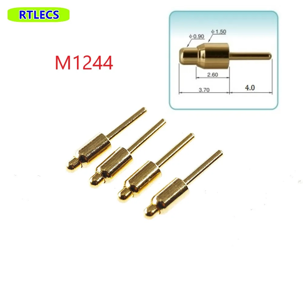 10pcs 1.5 X 7.7 Mm Spring Loaded Pogo Pin Connector Single Pin Vertical ...