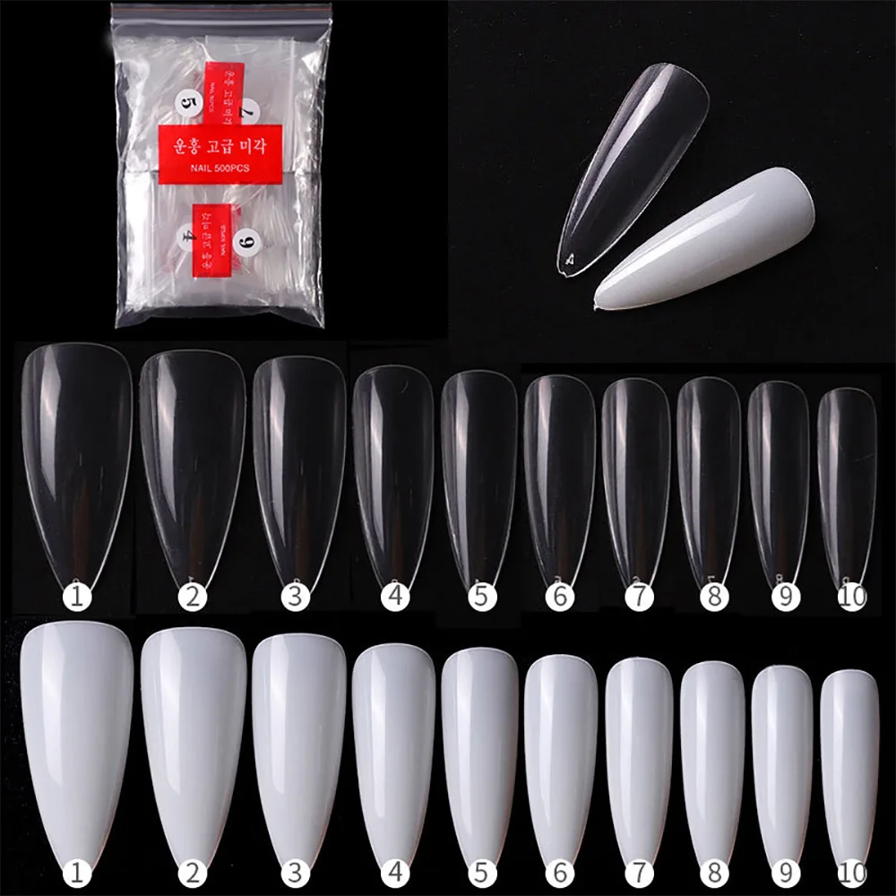 False-Nail-Tips-10-Sizes-Acrylic-Fake-Nails-ABS-Tips-Artificial-0-9 ...
