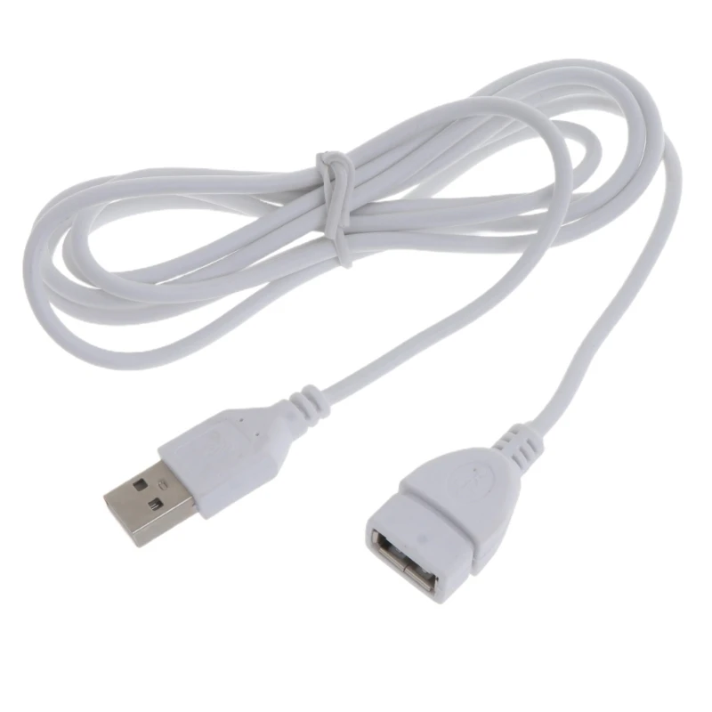 1-5-Meter-White-USB-Extension-Male-to-Female-PC-Laptop-Printer-Computer ...