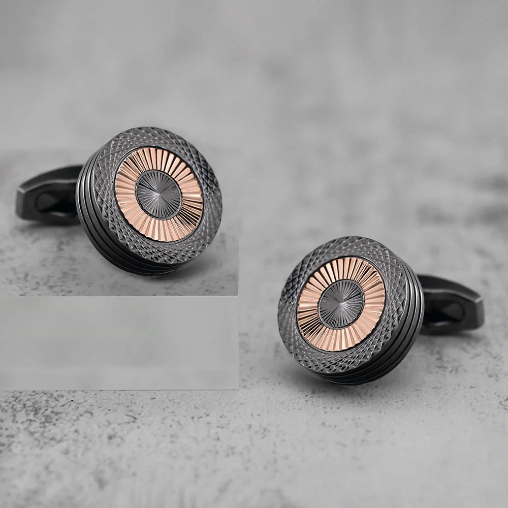 High-Quality-Brass-Material-French-Shirt-Cufflinks-Light-Luxury-And ...