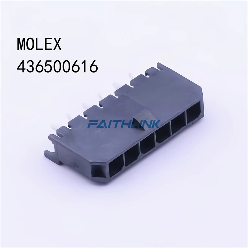 Conector-MOLEX-10-piezas-436500616-43650-0616-1x6P-espaciado-3mm-recto ...
