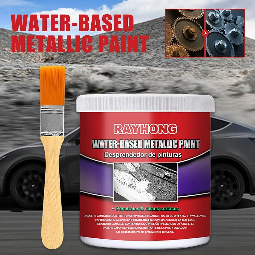 100ml Water-Based Rust Remover Gel With Brush Universal Metal Rust ...