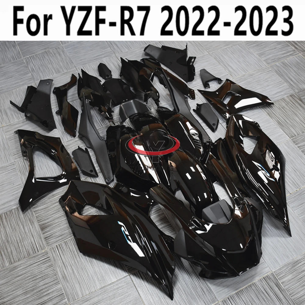 All-Bright-Black-Letter-R7-Gradient-Bodywork-Cowling-Motorcycle-For-YZF ...
