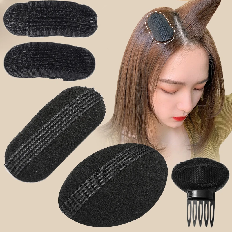 Puff-Hair-Head-Cushion-Invisible-Fluffy-Hair-Pad-Sponge-Clip-Bun-Bump ...