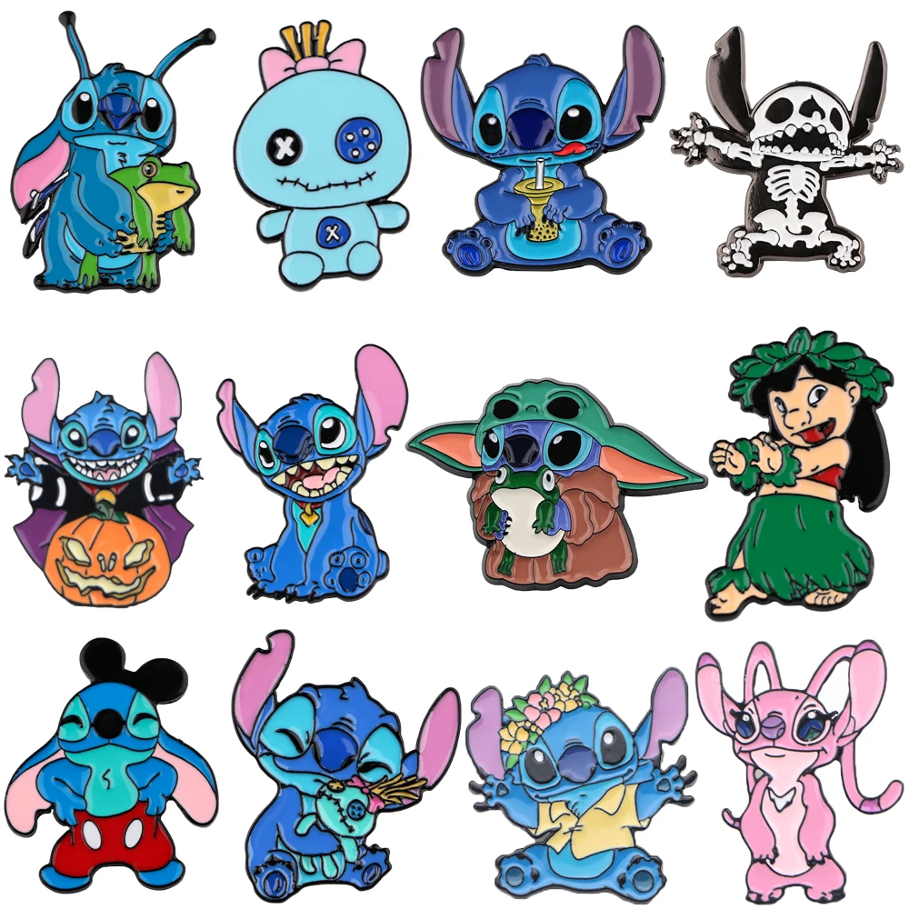 Lb2923-Stitch-Cartoon-Metalen-Emaille-Spelden-Yoda-Baby-Broche ...