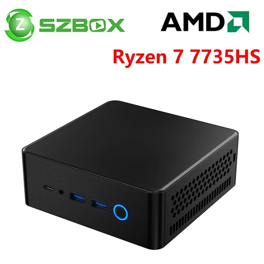 SZ-BOX-Mini-PC-Gamer-Computer-Ryzen-7-7735HS-Windows-11-DDR5-16GB-500GB ...