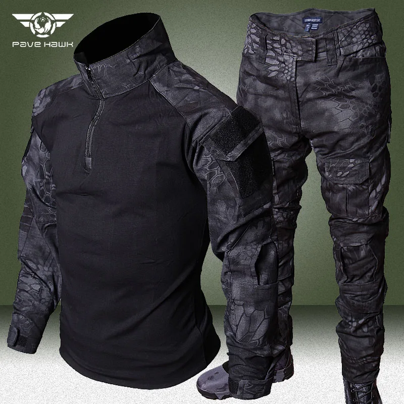Snake-Camo-Tactical-Sets-Men-Autumn-Breathable-Long-Sleeve-Tshirts ...
