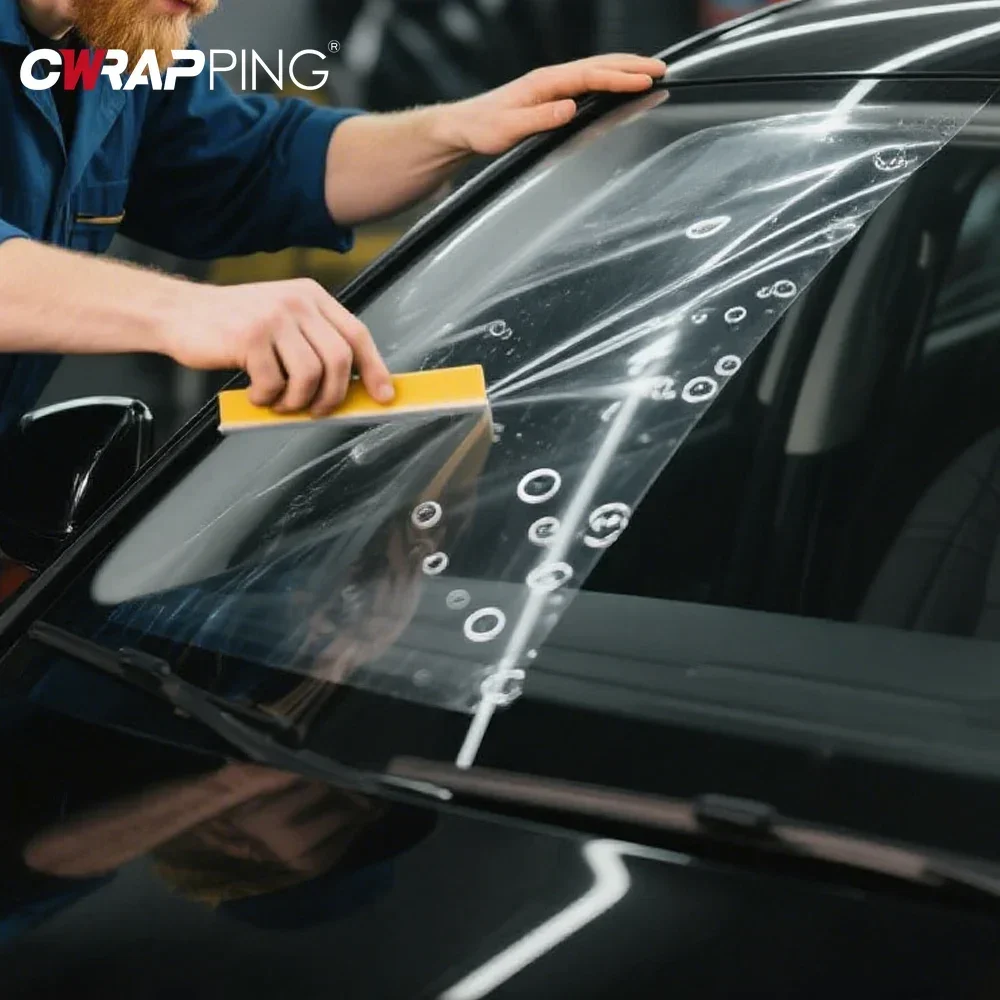 Auto Decals Car Adhesive Vinyl Warp Stickers Transparent PPF Paint ...