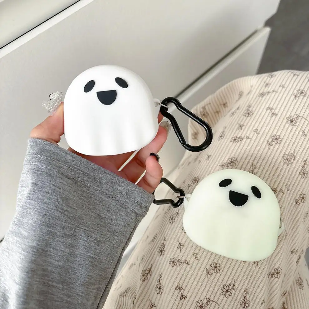 Thin New luminous Night Light Ghost Case for Samsung Galaxy Buds FE 2 ...