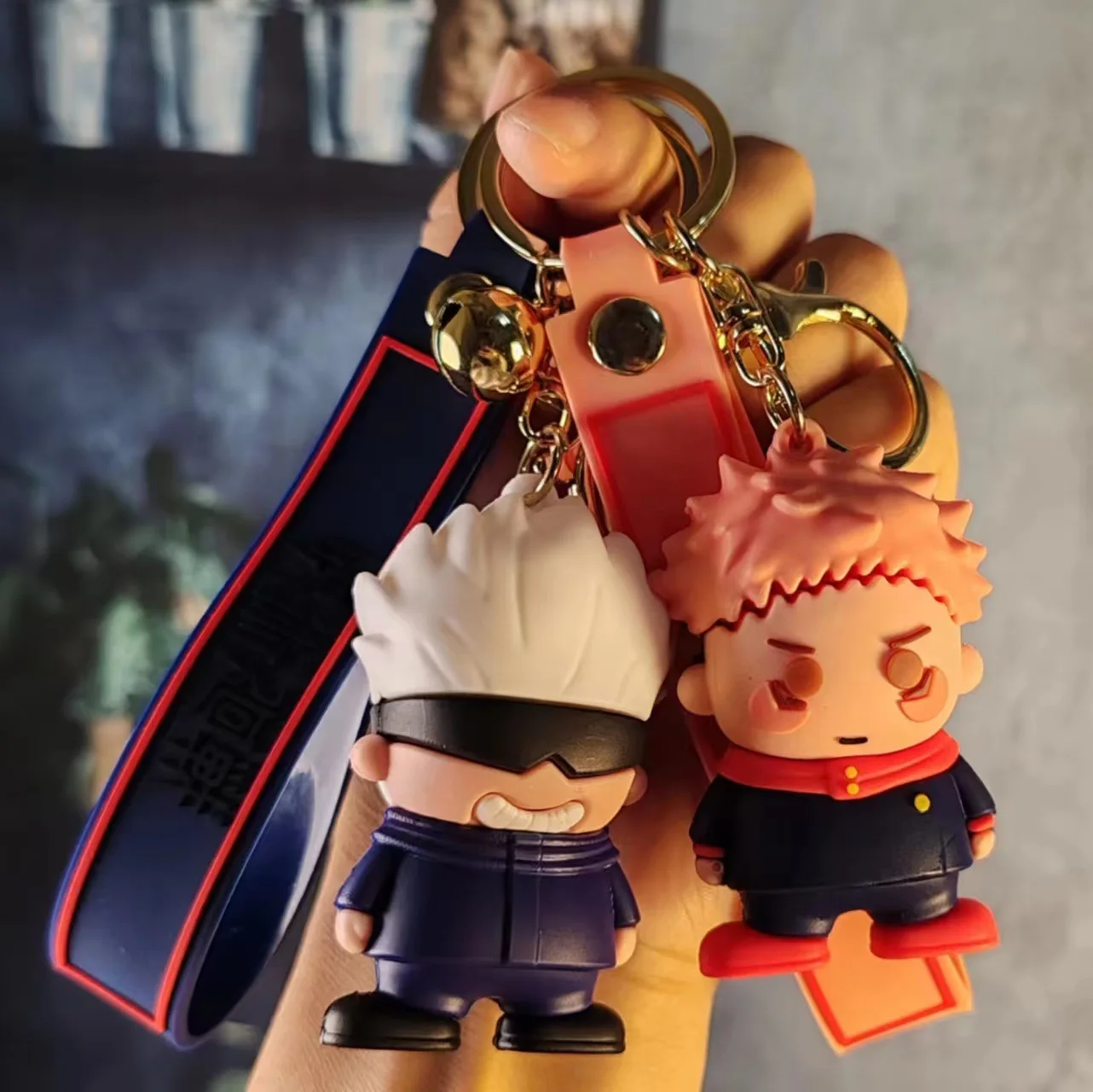 Anime-Jujutsu-Kaisen-Cosplay-Keychain-Satoru-Gojo-Doll-Keyrings-Bag ...