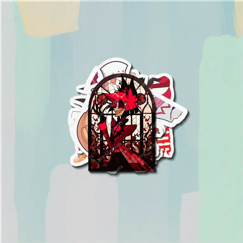 Lucifer-From-Hazbin-Hotel-5PCS-Stickers-for-Living-Room-Bumper-Anime ...