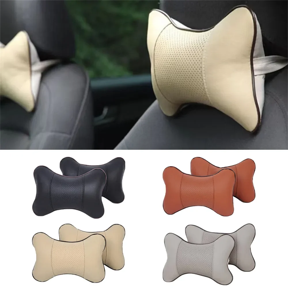 Car Seat Neck Pillow Breathable Auto Head Neck Rest Cushion Relax Neck ...