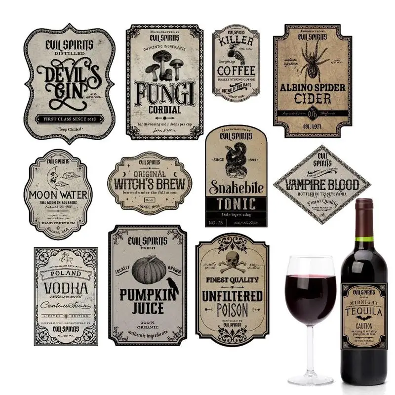 Beer Labels With A Skull