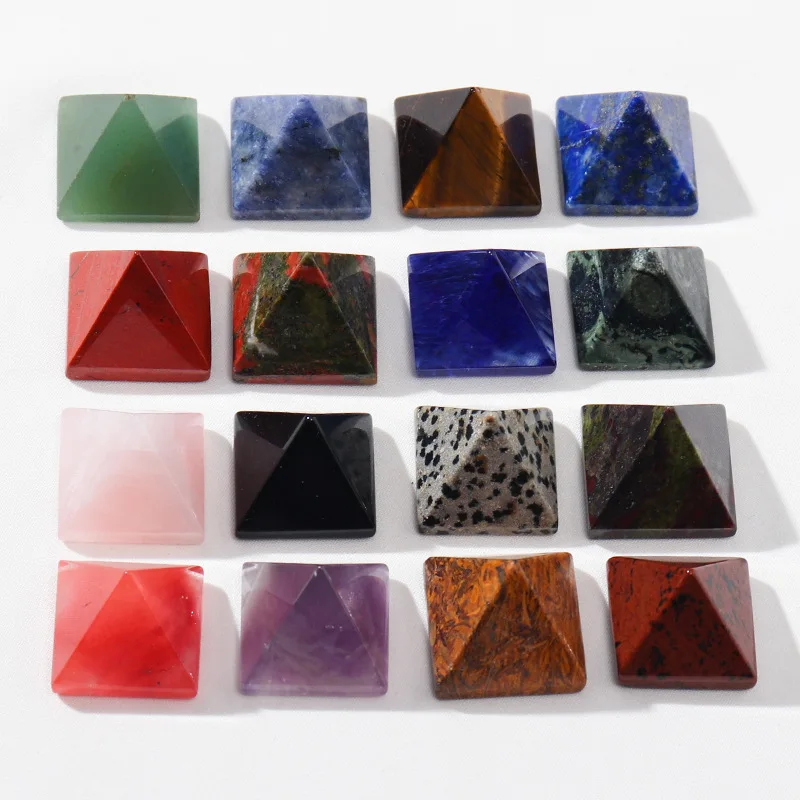 Natural-Crystal-Pyramid-Cabochon-Triangle-Clear-Quartz-Crystal ...