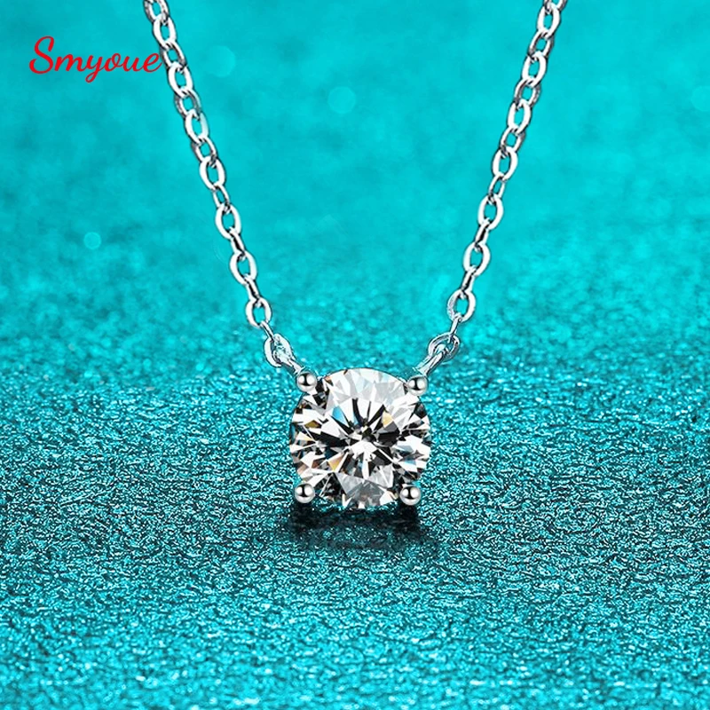 Smyoue-1ct-Moissanite-Pendant-for-Women-100-S925-Sterling-Silver ...