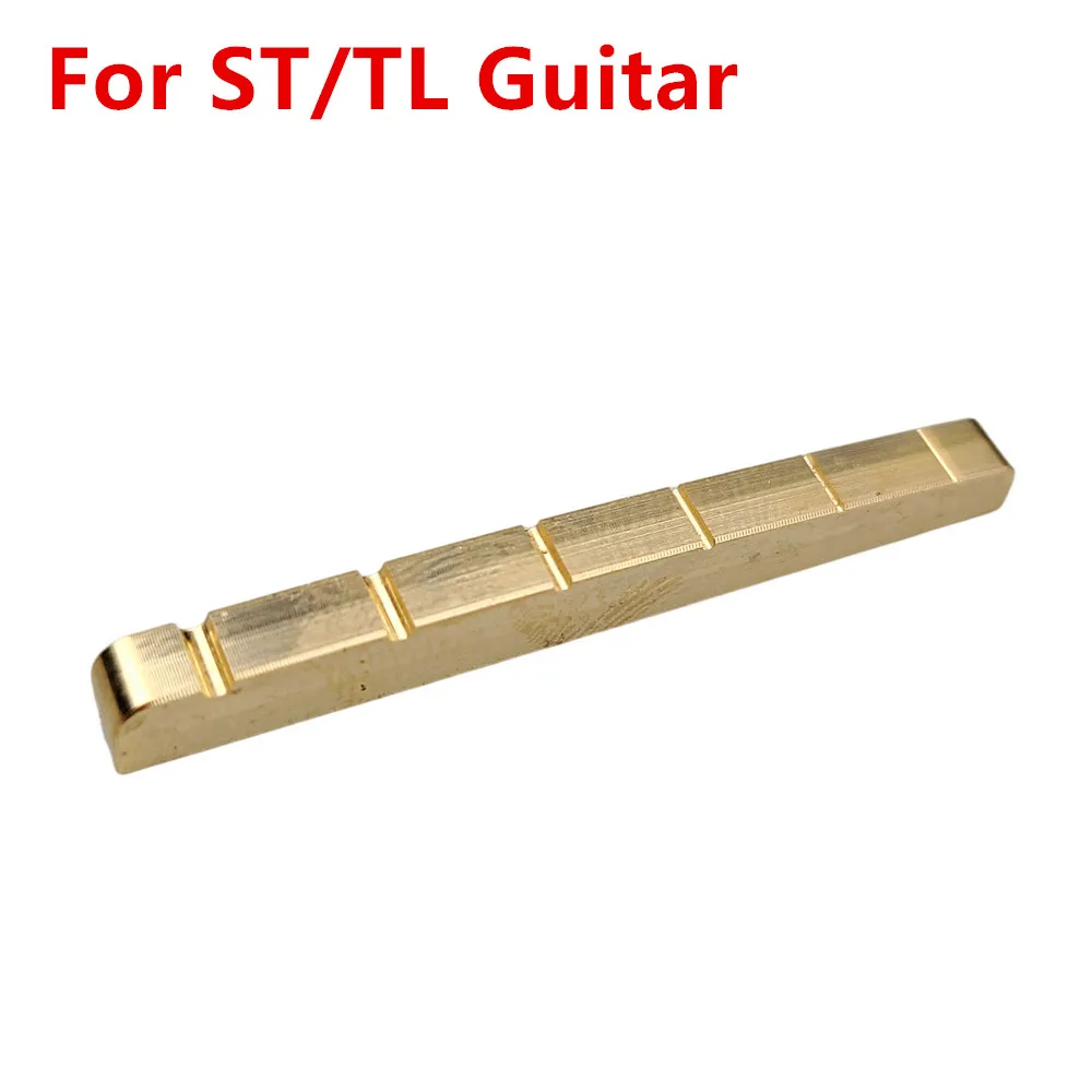1-Piece-Solid-Brass-Metal-Electric-Guitar-Nut-43mm-for-Fender ...