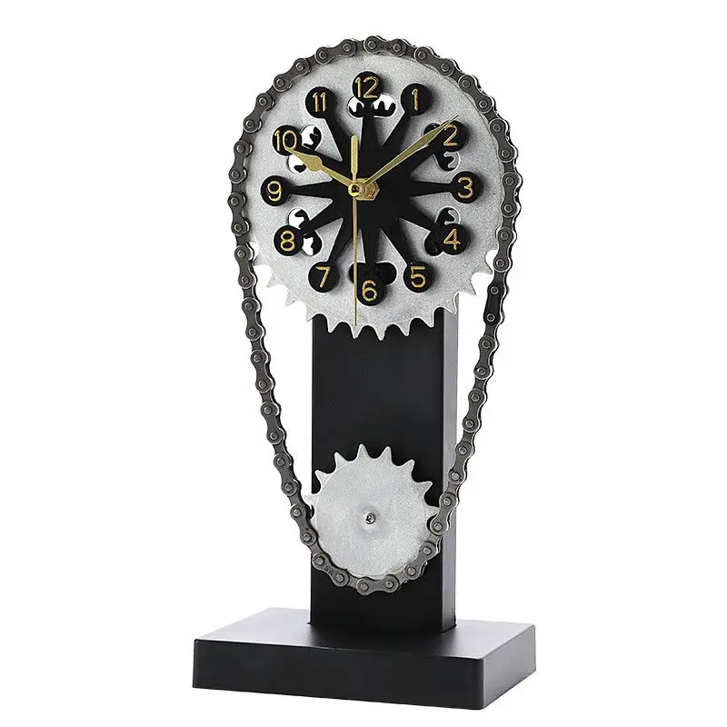 Top-Mini-Wheel-Retro-Wall-Clocks-Movement-Gear-Wall-Clock-Creative-Art ...