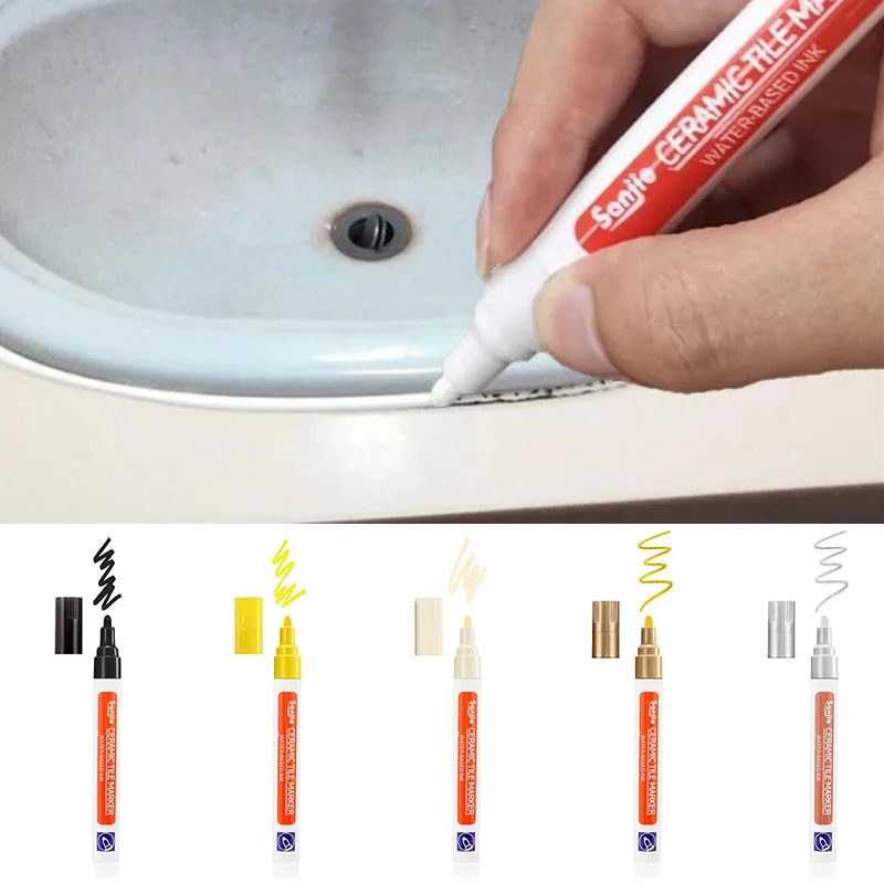 Waterproof-Tile-Marker-Grout-Pen-Ceramic-Tile-Seam-Pen-Bathroom-Floor ...