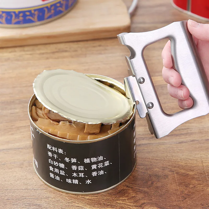 Multifunctional Can Opener Beer Bottle Opener Side Cut Stainless Steel ...
